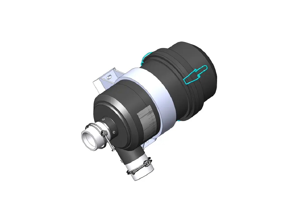 Dust filter: STF 60 P 4.5 SSD | Schmalz > Vacuum Tube Lifters