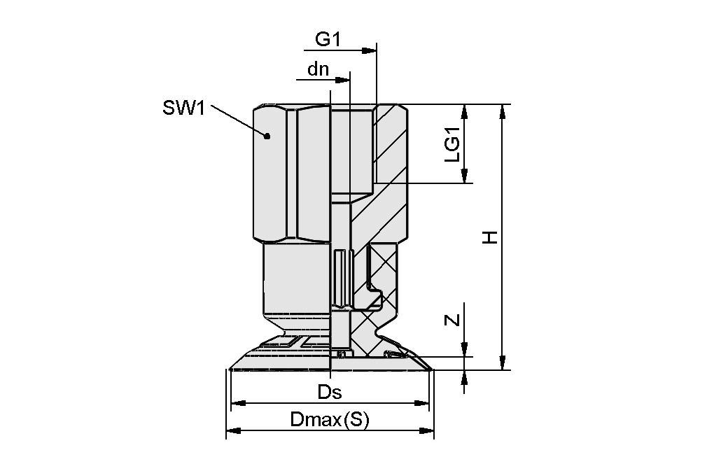 SFF 30 EPDM-45 G1/4-IG